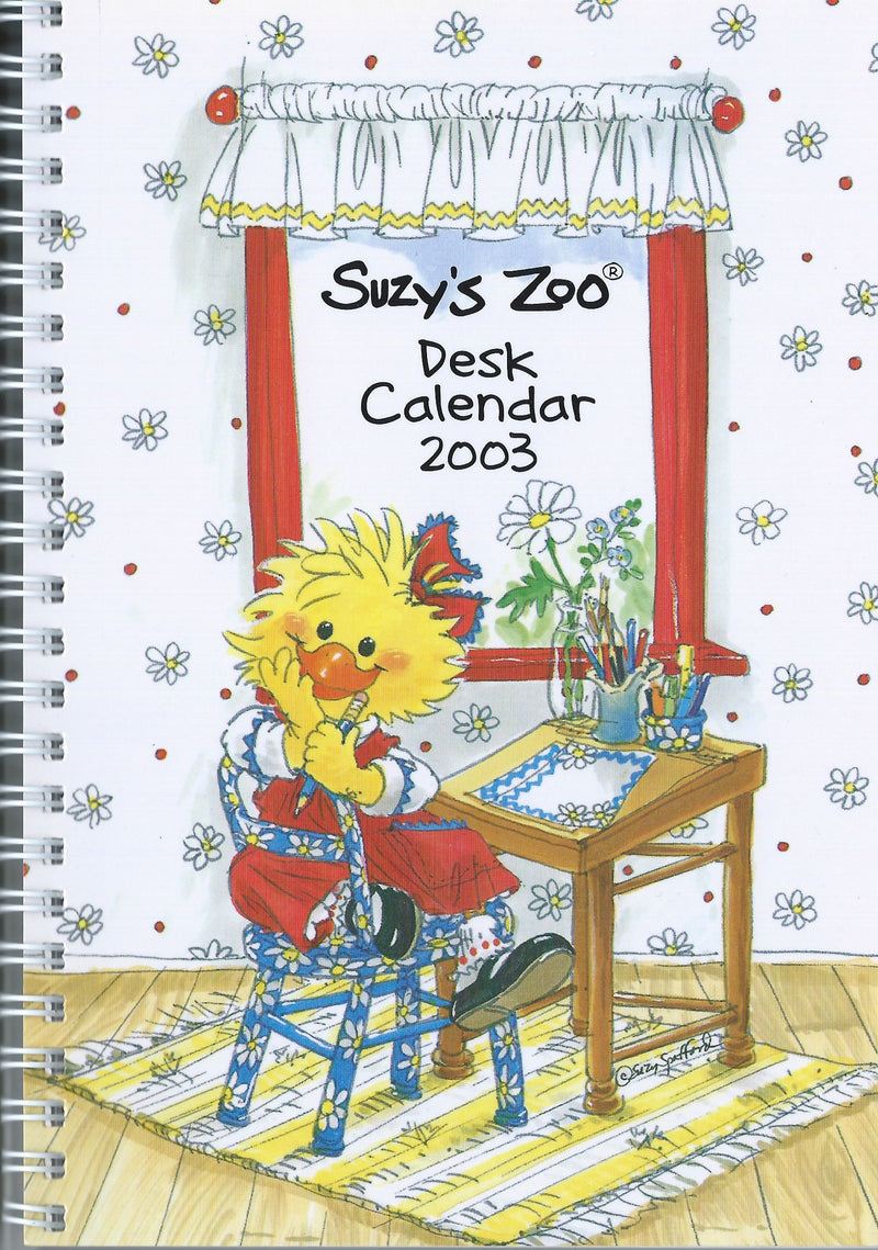 Vintage Suzy's Zoo Desk Collector's Calendar 2003 – KidsRoomTreasures.com