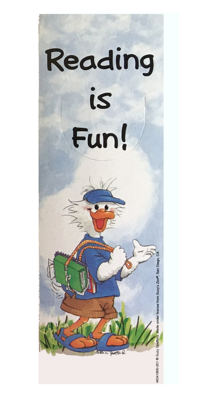 Suzy's Zoo Reading is Fun School Student Bookmark Book Place Holder Su ...
