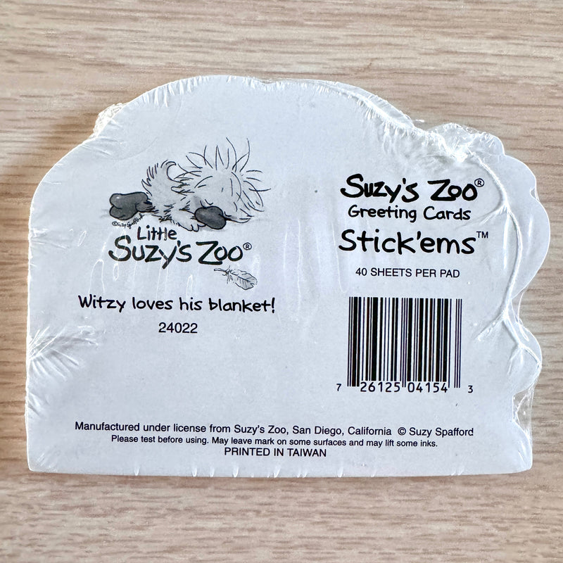 Little Suzy's Zoo Witzy Duck Hugging Blanket Stick'ems Mini Memo Note ...