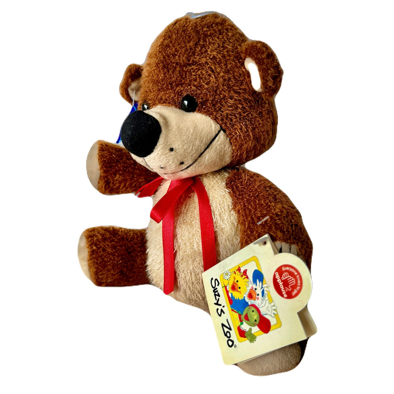 Vintage Suzy's Zoo Brown Willie Bear Collectible Plush Toy 9" by Appla ...