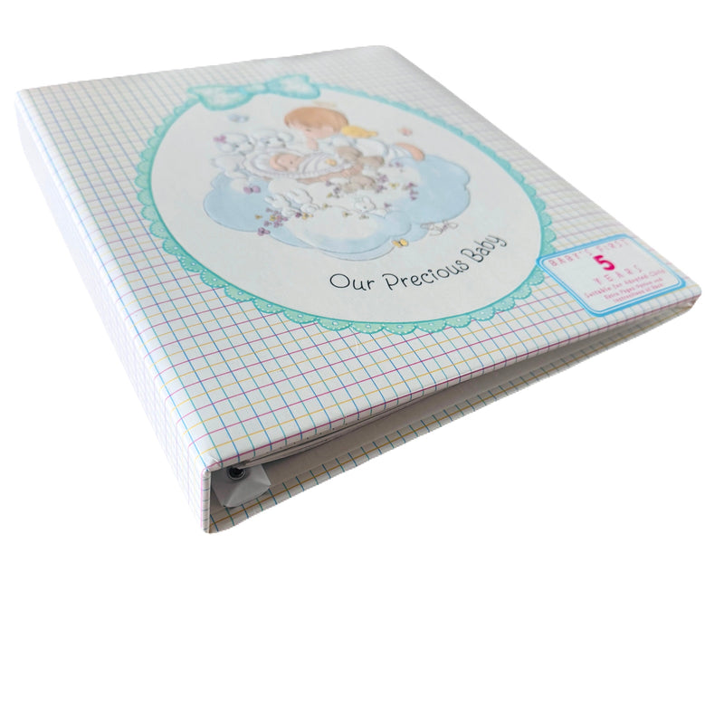 New Vintage 1995 Precious Moments Baby Memory Book of First Years Refi ...