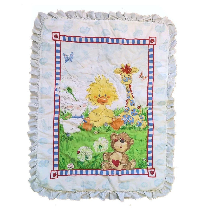 NEW Vintage Little Suzy's Zoo Witzy's Wish 13 PC White Infant Crib Bed ...
