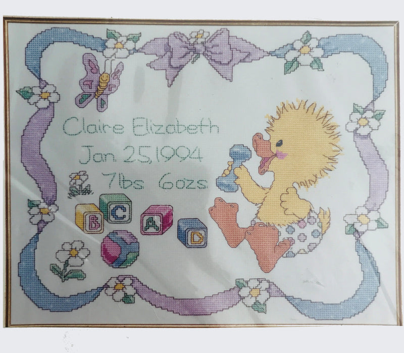 Vintage Suzy's Zoo Baby's Friends Baby Duck with Toys & Ribbons Counte ...