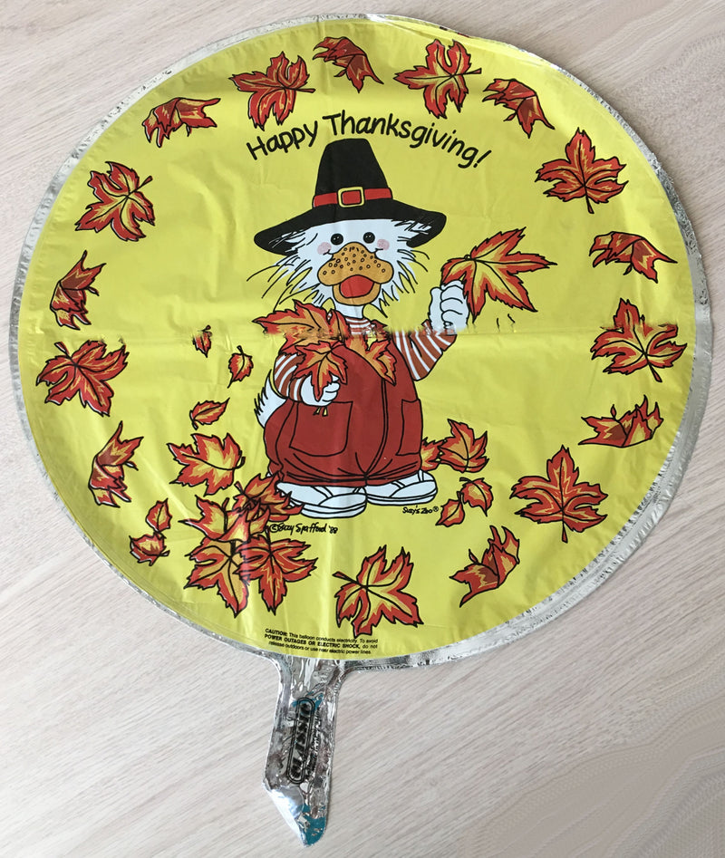 Suzy's Zoo Thanksgiving Pilgrim Duck 18" Party Balloon ...