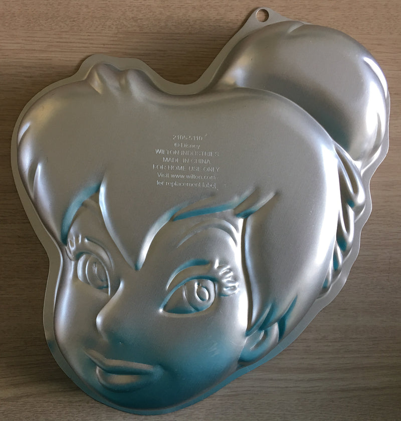 Tinkerbell Baking Cake Pan 13" with Instructions Disney Fairies Party ...