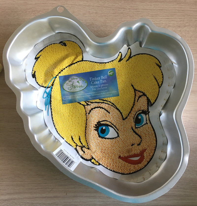 Tinkerbell Baking Cake Pan 13" with Instructions Disney Fairies Party ...