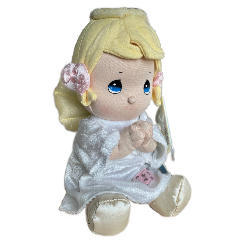 Vintage Precious Moments 9" Baby Girl Angel Prayer Pal Plush Talking D ...