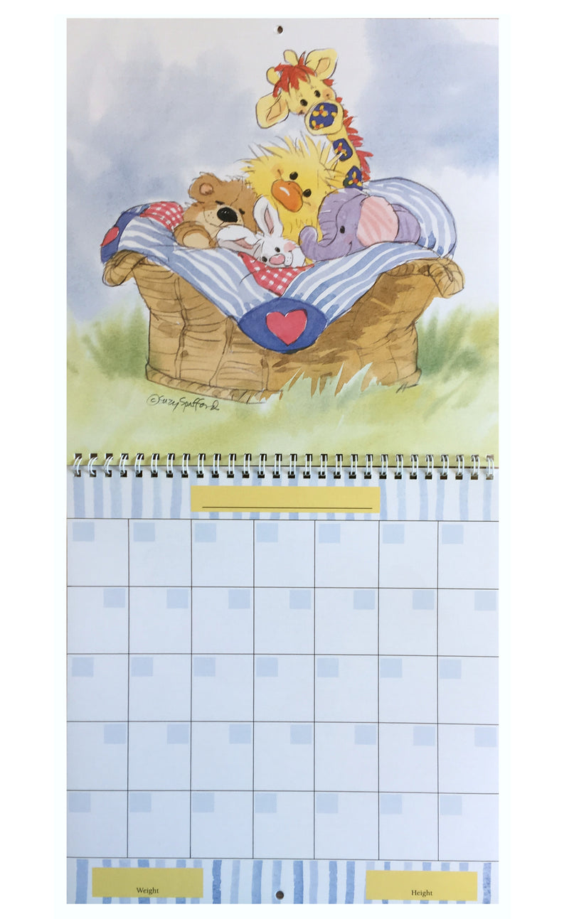 Little Suzy's Zoo Baby's First Year Memory Keepsake Calendar 13 Months ...